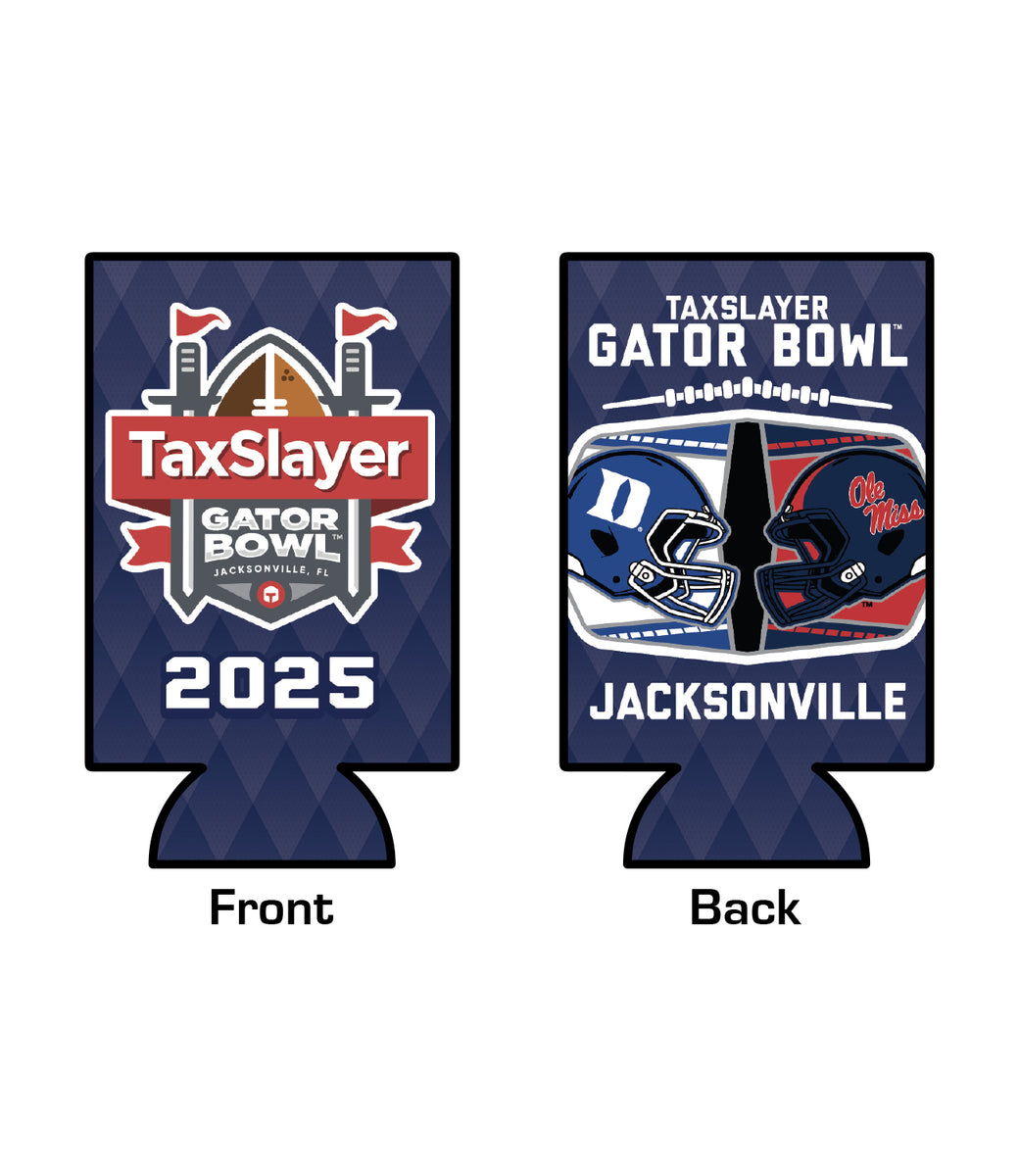 2024-25 TAXSLAYER GATOR Bowl 16oz Koozie – Gator Bowl Merchandise